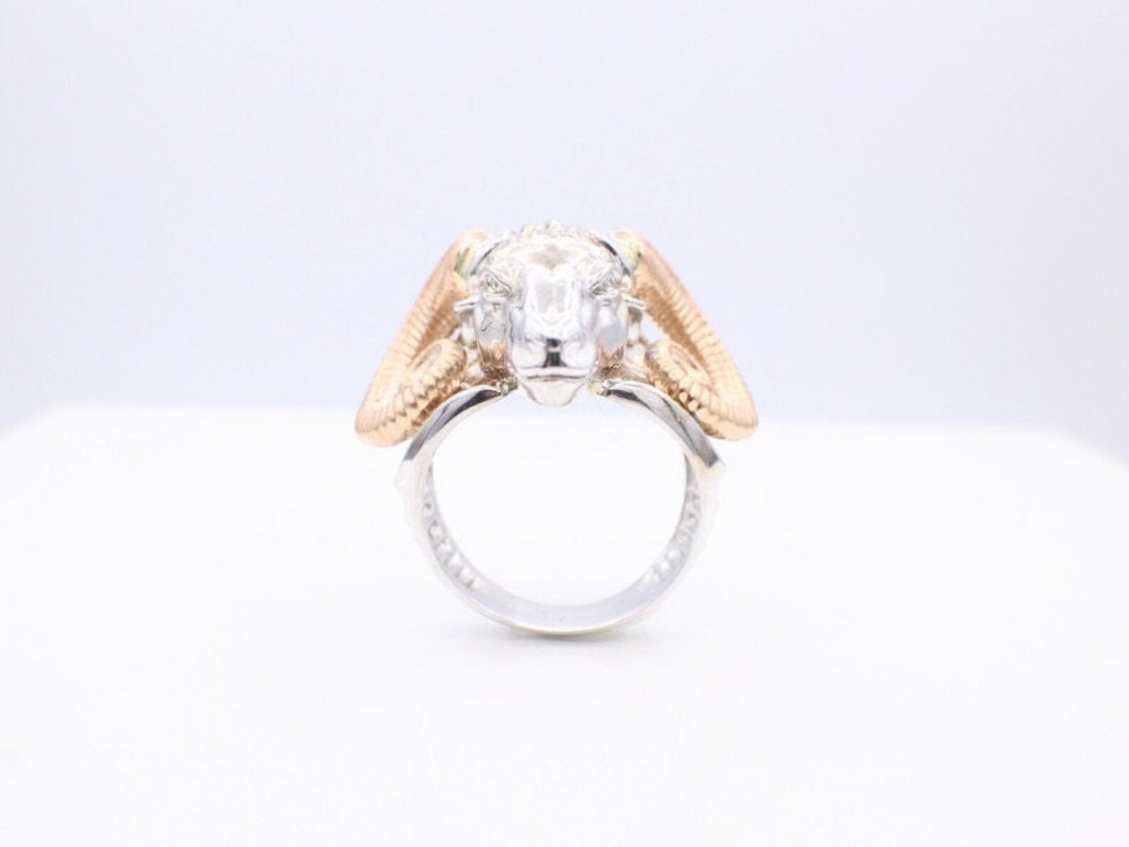 Ram Ring Ram Head Ring Aries Ring Ram Viking Ring in 14K | Etsy