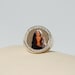 Photo Ring for Men • Round Design With Diamonds (0.48ct) • 10K/14K ...