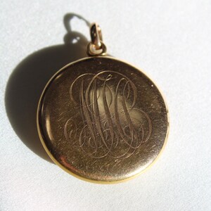 Antique Solid 14k Gold Art Nouveau Locket - Etsy