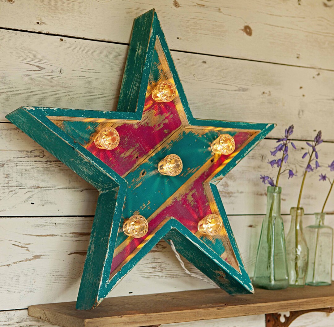 Light up Circus Star Hand Made in the UK - Etsy