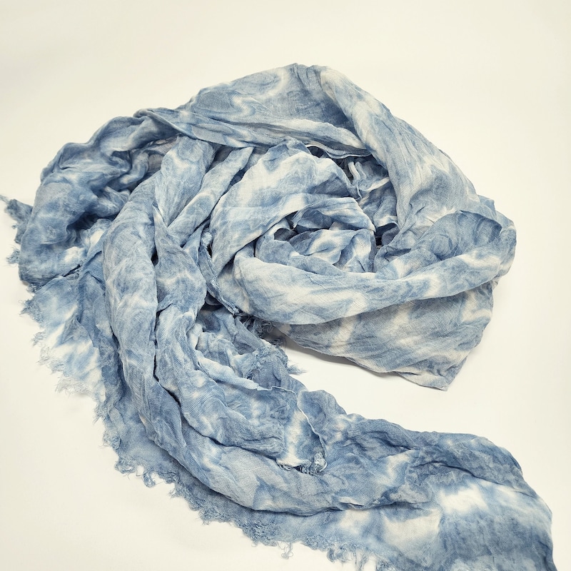 Indigo Scarf - Etsy