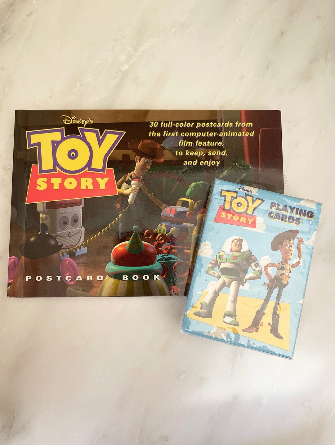 Disney Pixar Toy Story Postcard Book and Deck of Cards 1995 Vintage - Etsy
