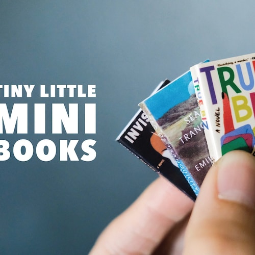 Openable Custom Handmade Miniature Books - Etsy