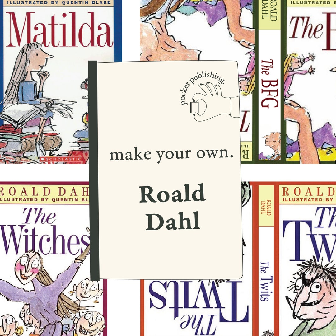 Make Your Own Mini Books -roald Dahl - Book Covers Digital Download - Etsy