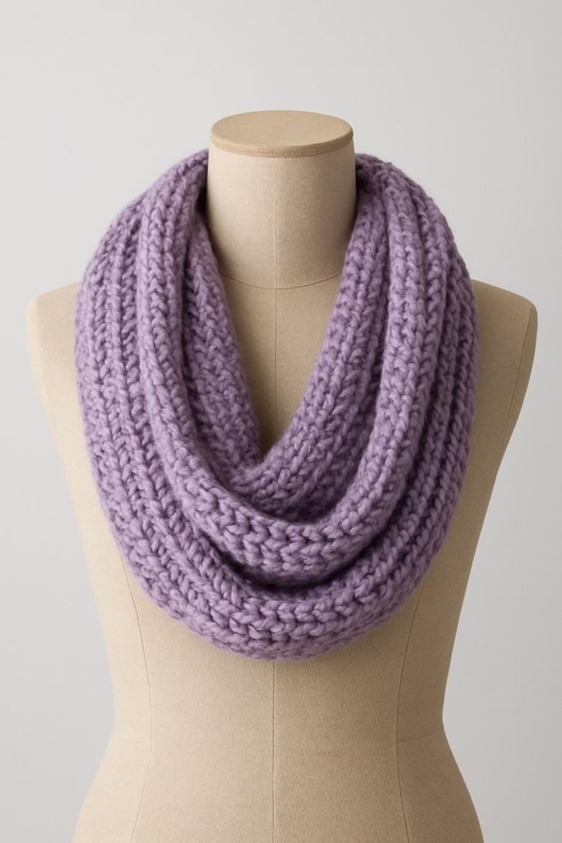 Chunky Infinity Scarf Crochet Pattern Tutorial - Etsy