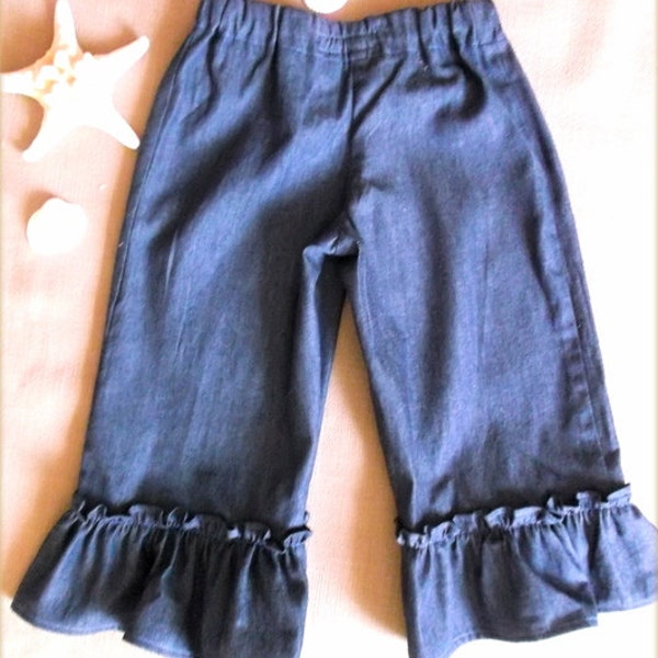 Girls Ruffle Pants - Etsy