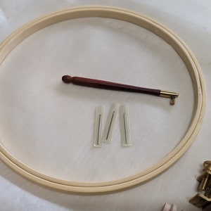 Tambour Embroidery Kit Dragonfly for Beginner DIY Luneville Embroidery ...