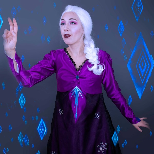 Purple Elsa Dress Frozen 2 - Etsy Australia