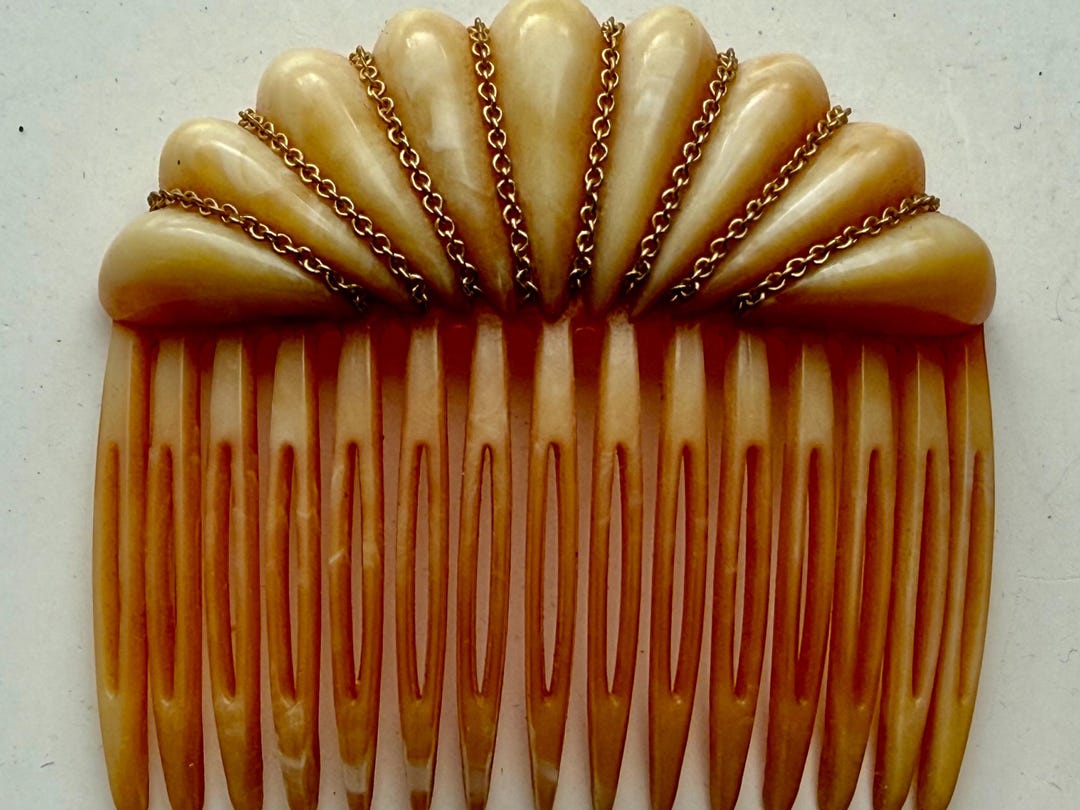 Vintage Hair Comb Made in France by Famous Designer Alexandre De Paris ...