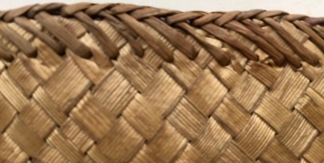 Sumatra Plaited Rattan Ceremonial Lampit Decorative Mat, Natural ...