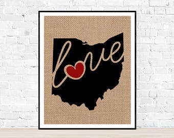 Ohio wall decor | Etsy