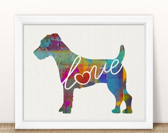 Dog breed art | Etsy