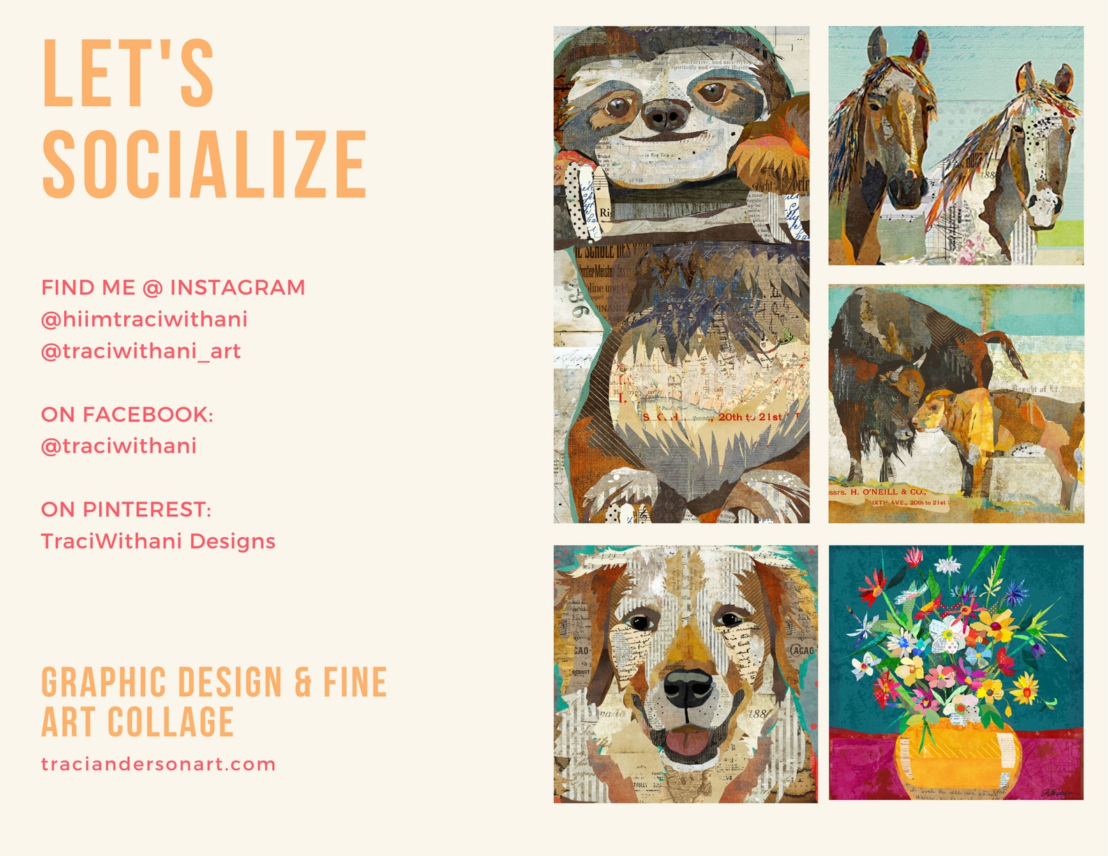 Smiling Tree Sloth Collage Art A Vintage & Rustic Style Wall | Etsy