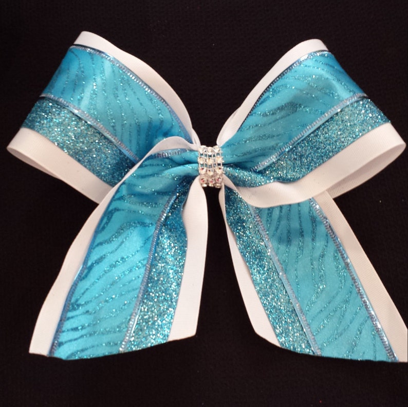 Glitter Cheer Bows cheer Bows Cheerleading Bows Sports - Etsy
