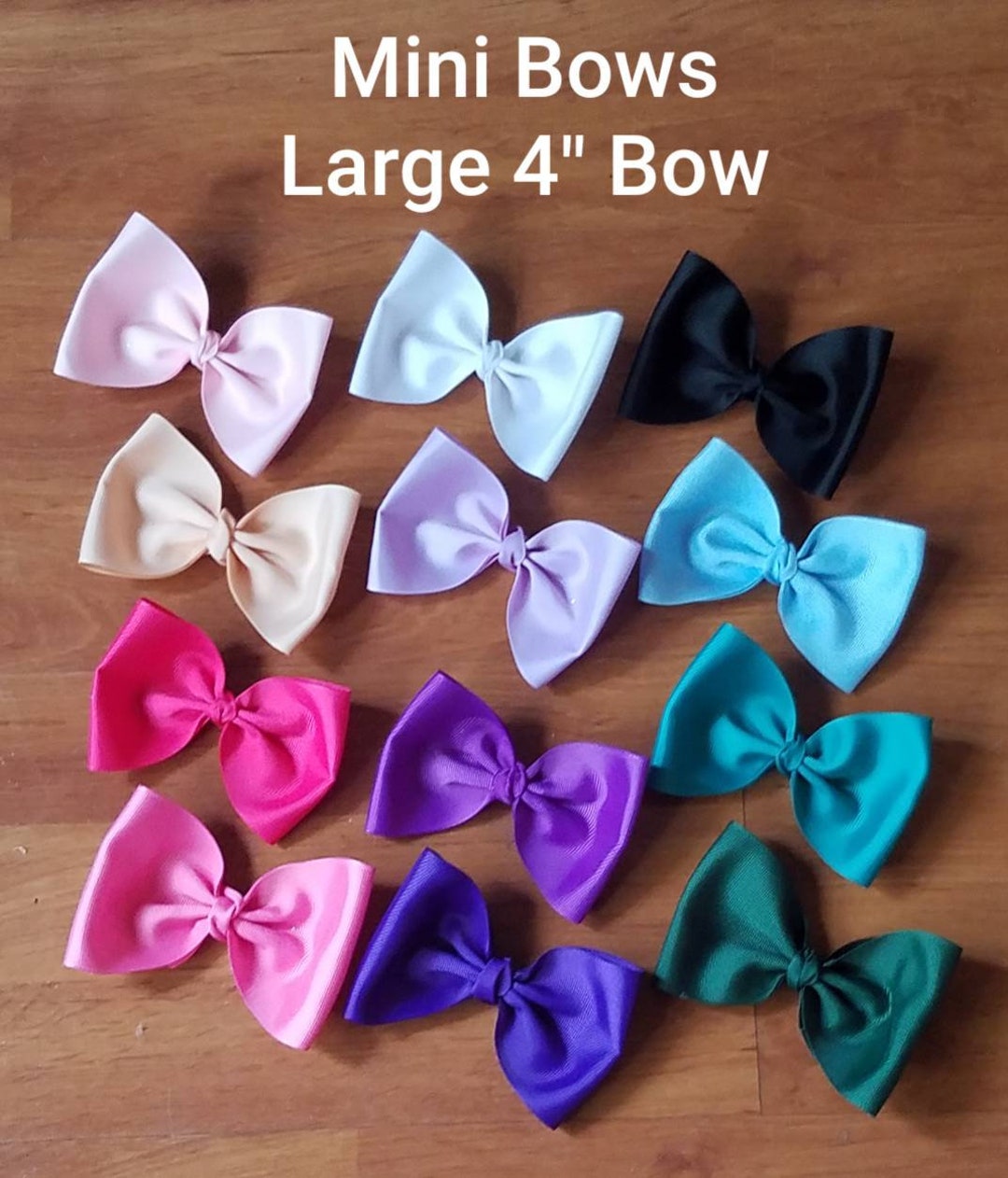 U Pick 4" Mini Hair Bows -baby Bows - Small Hair Bows -hair Bows for ...