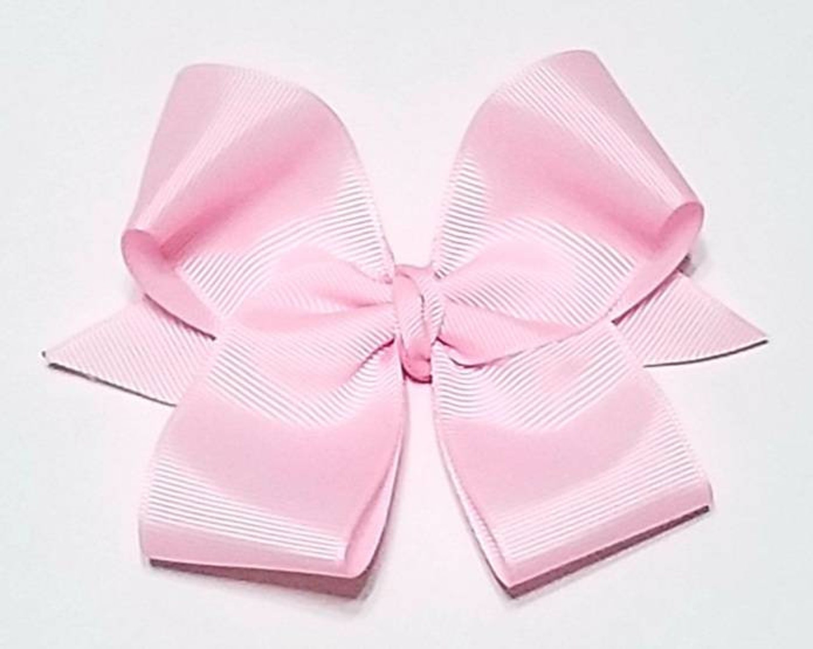 Set of 3 Pink Hair Bows Girl Bow Set Solid Hair Bows Mix & - Etsy