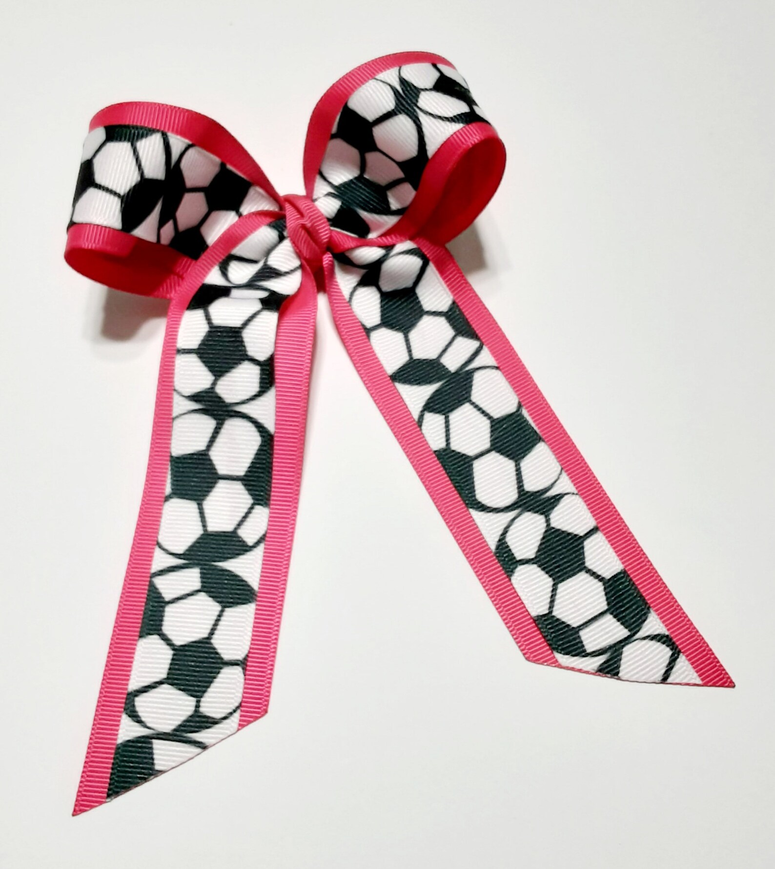 Soccer Hair Bows Match Your Team Hair Bows Sports Bows | Etsy