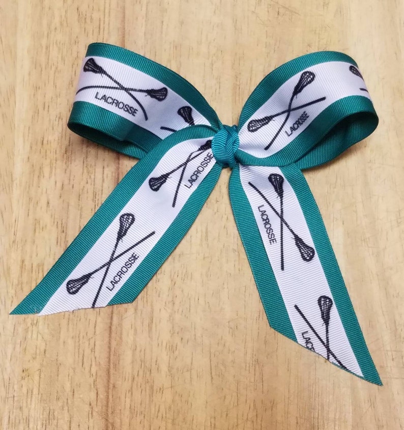 Lacrosse Bows Lacrosse Sports Bows Team Bows Lax Bows | Etsy