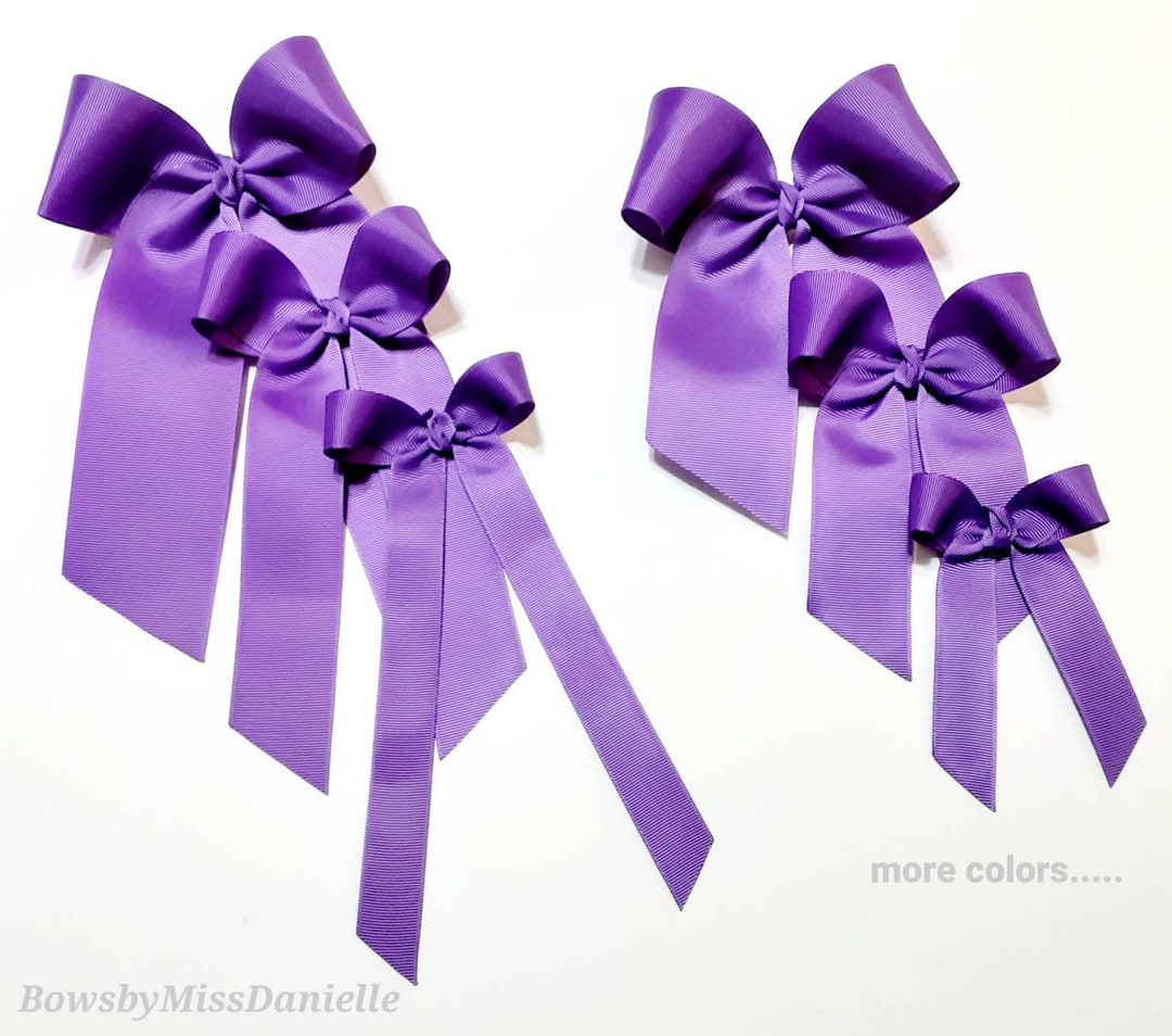 Tail Hair Bow - Classic Bows - Baby Bows - Cheer Bows - Hair Bows ...