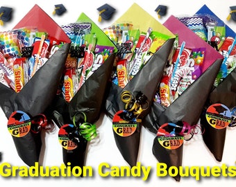 Candy Bouquet Graduation | Etsy