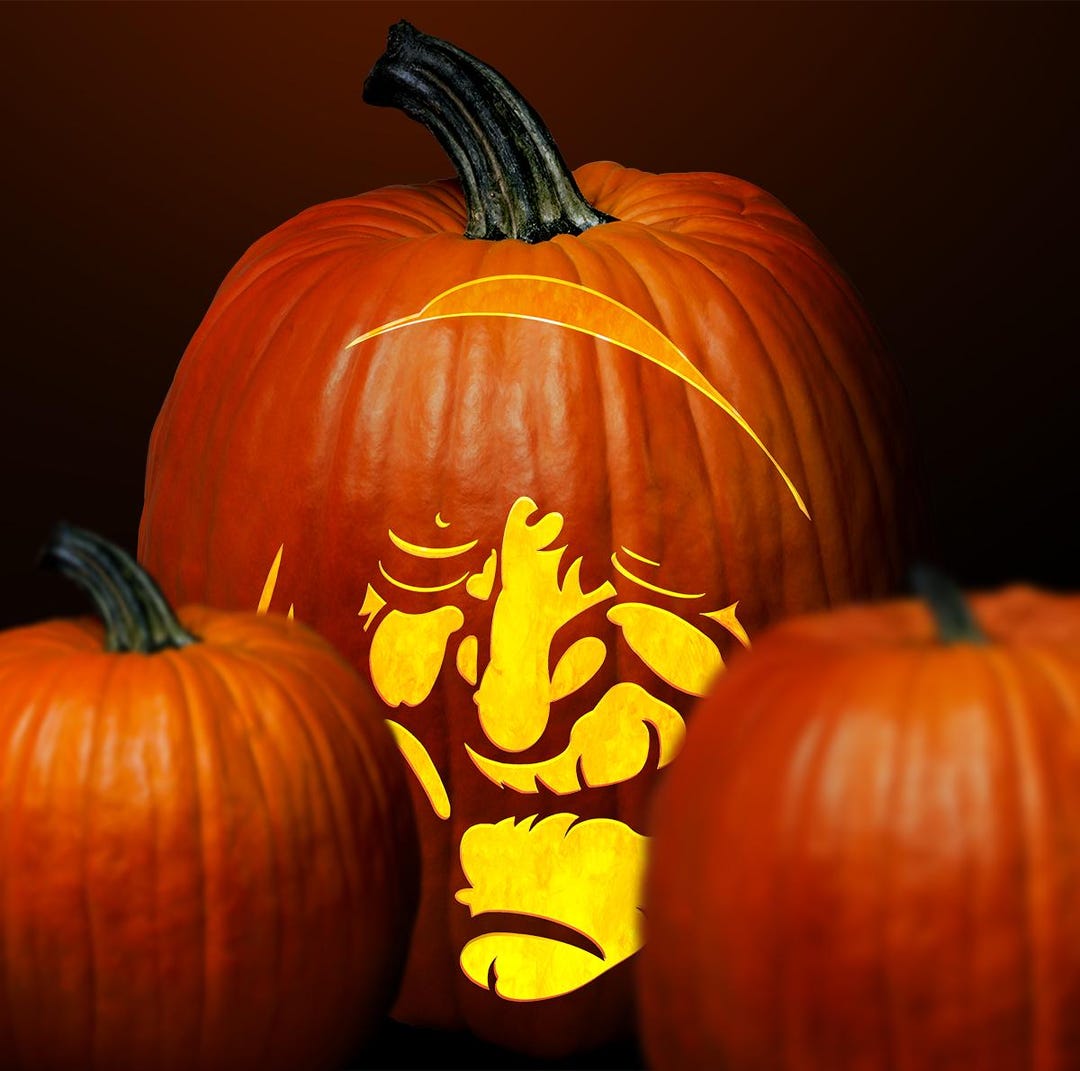 Wily Witch-printable Digital Download Pattern for Pumpkin Carving. - Etsy