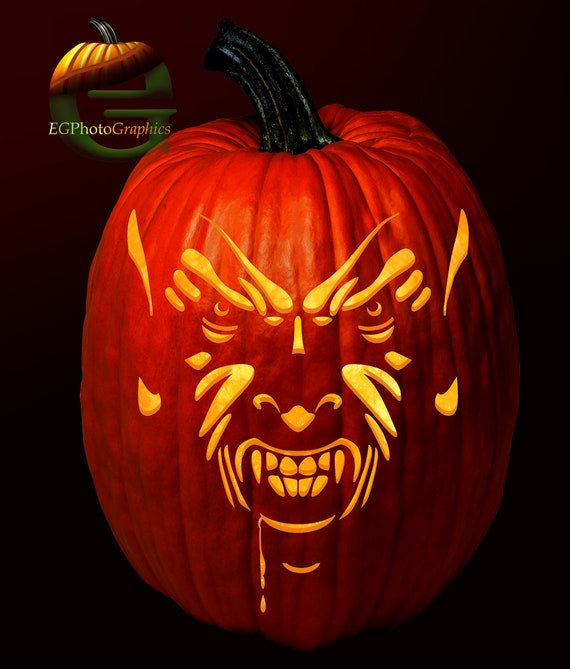 Vampire Pumpkin Carving