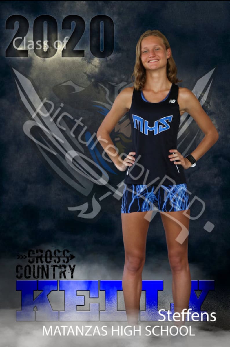 Printed Vinyl Track and Field Custom Sports Banner Senior - Etsy