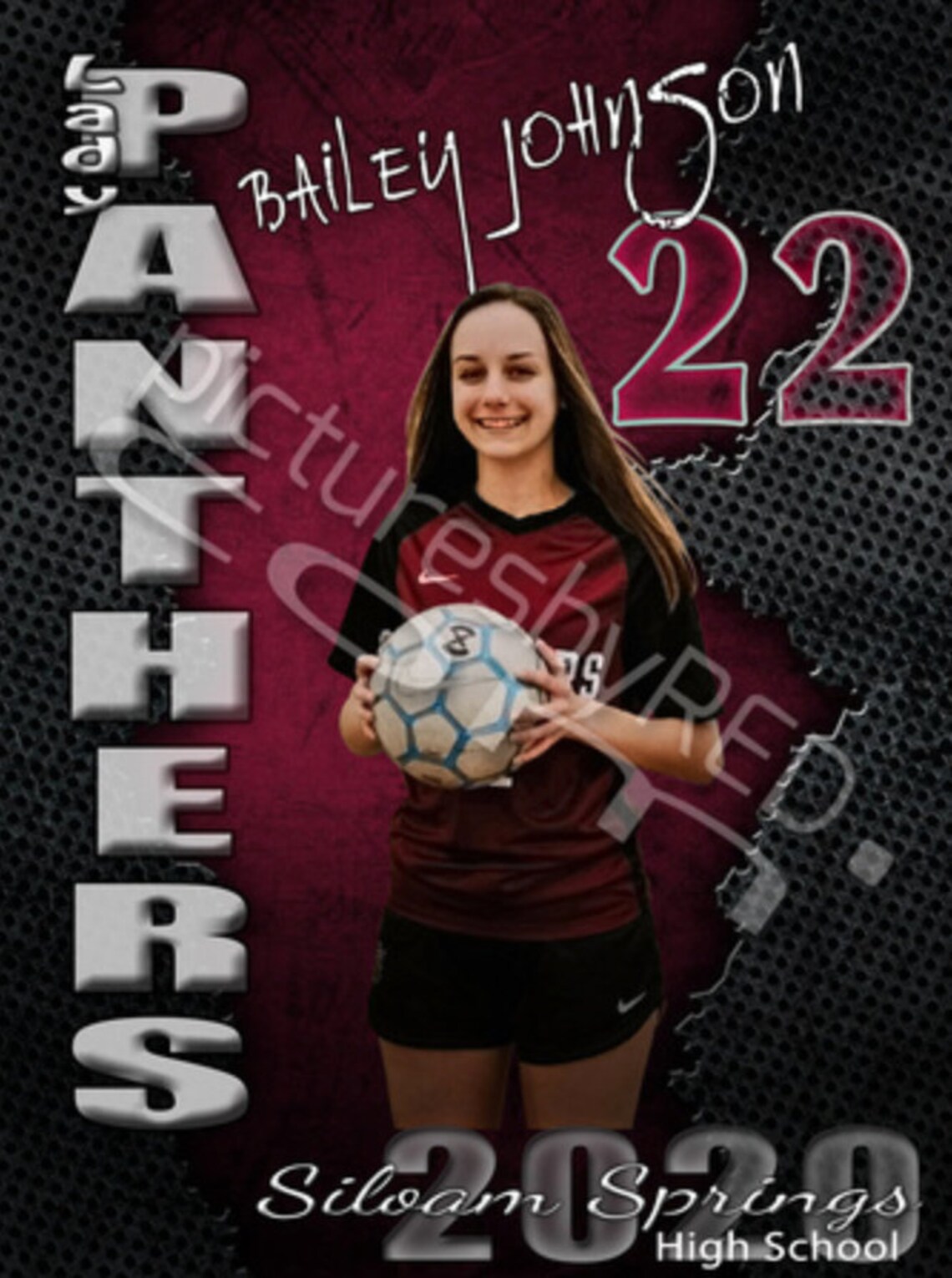 Printed Vinyl Soccer Custom Sports Banner Senior Sports - Etsy