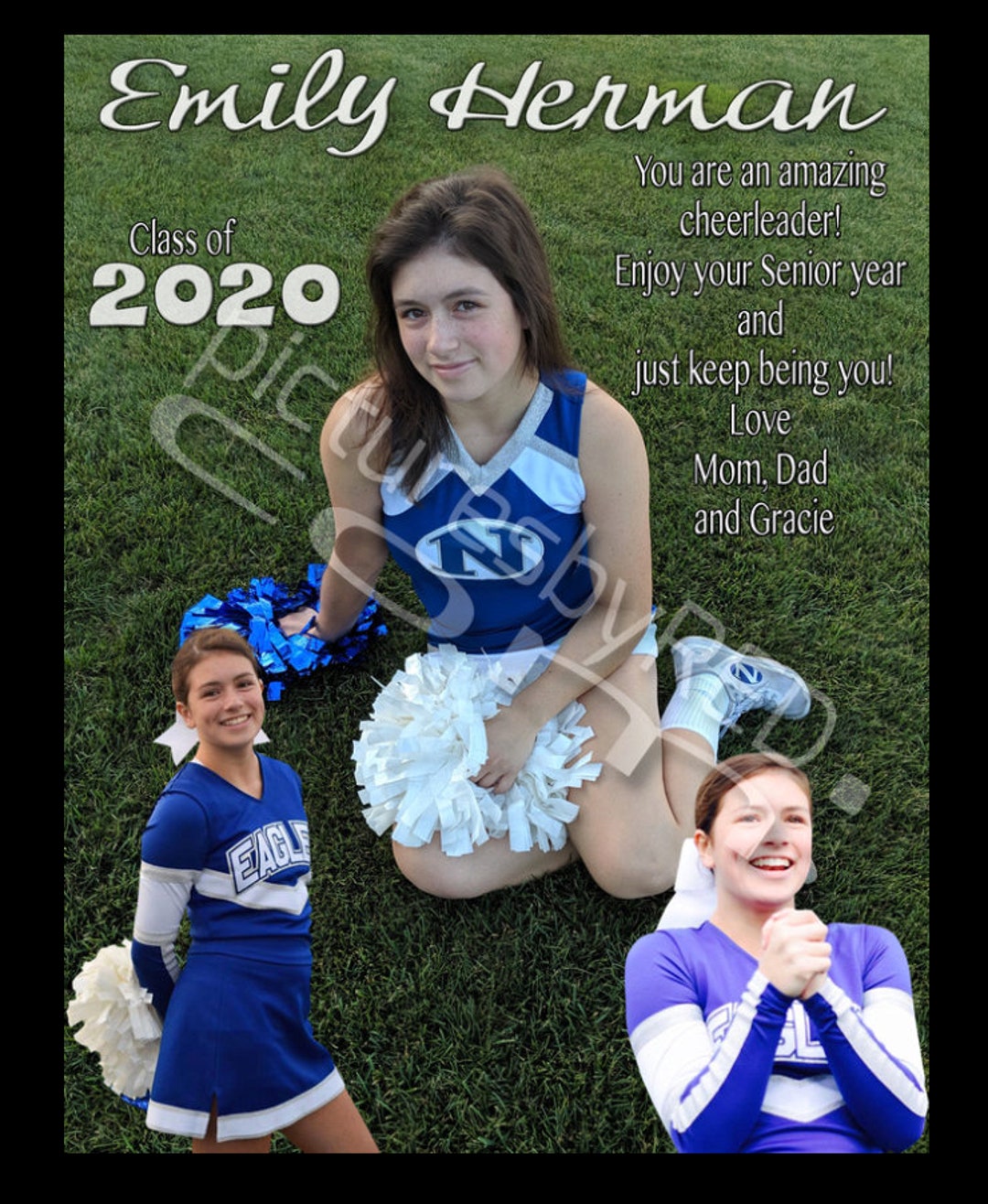 Digital High School Program Page ~ Senior Sports Graduation Program - Etsy