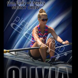 Printed Vinyl + FREE Social Media Digital Crew Rowing Sports Banner ...