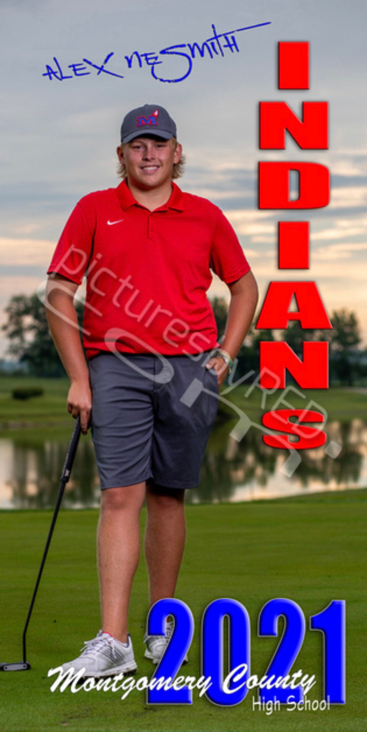 Printed Vinyl Golf Custom Sports Banner Senior Sports | Etsy