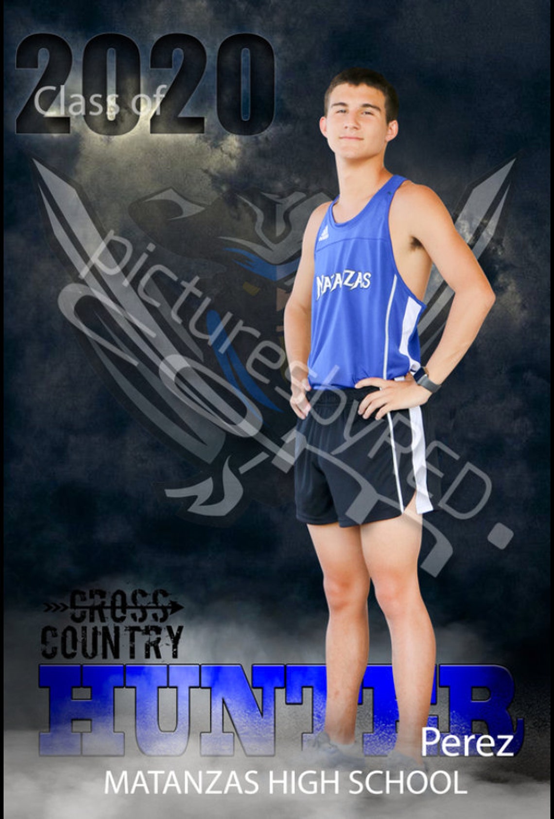 Printed Vinyl Track and Field Custom Sports Banner Senior - Etsy