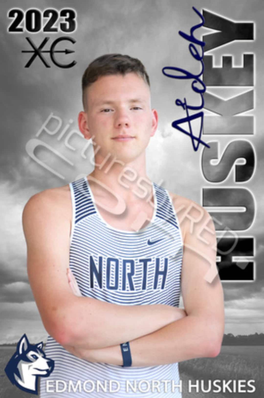 Printed Vinyl Cross Country Custom Sports Banner - Senior Sports ...