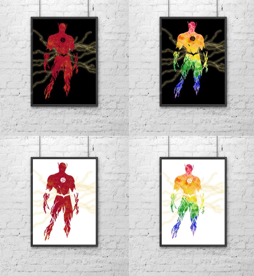 Rainbow Pride Flash Custom Printable Gift, Personalized Wall Art Poster ...