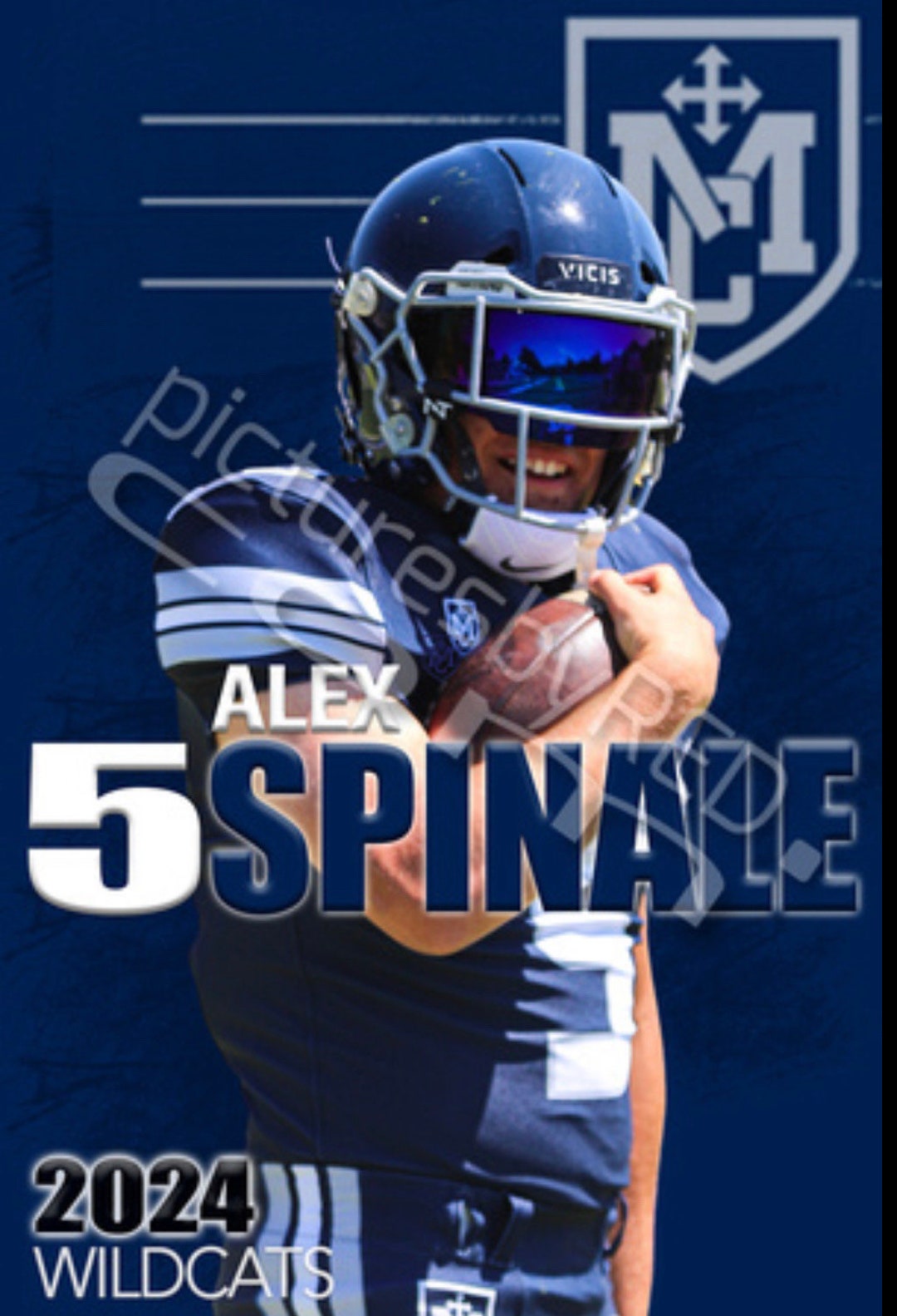 Printed Vinyl Football High School Custom Sports Banner - Senior Sports ...