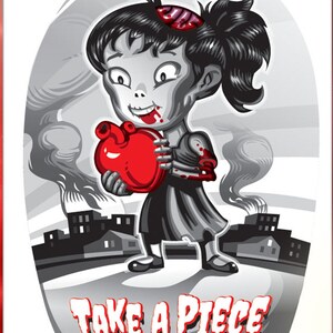 I Heart ZOMBIE VALENTINE'S DAY Cards, Printable Valentine's, Kids ...