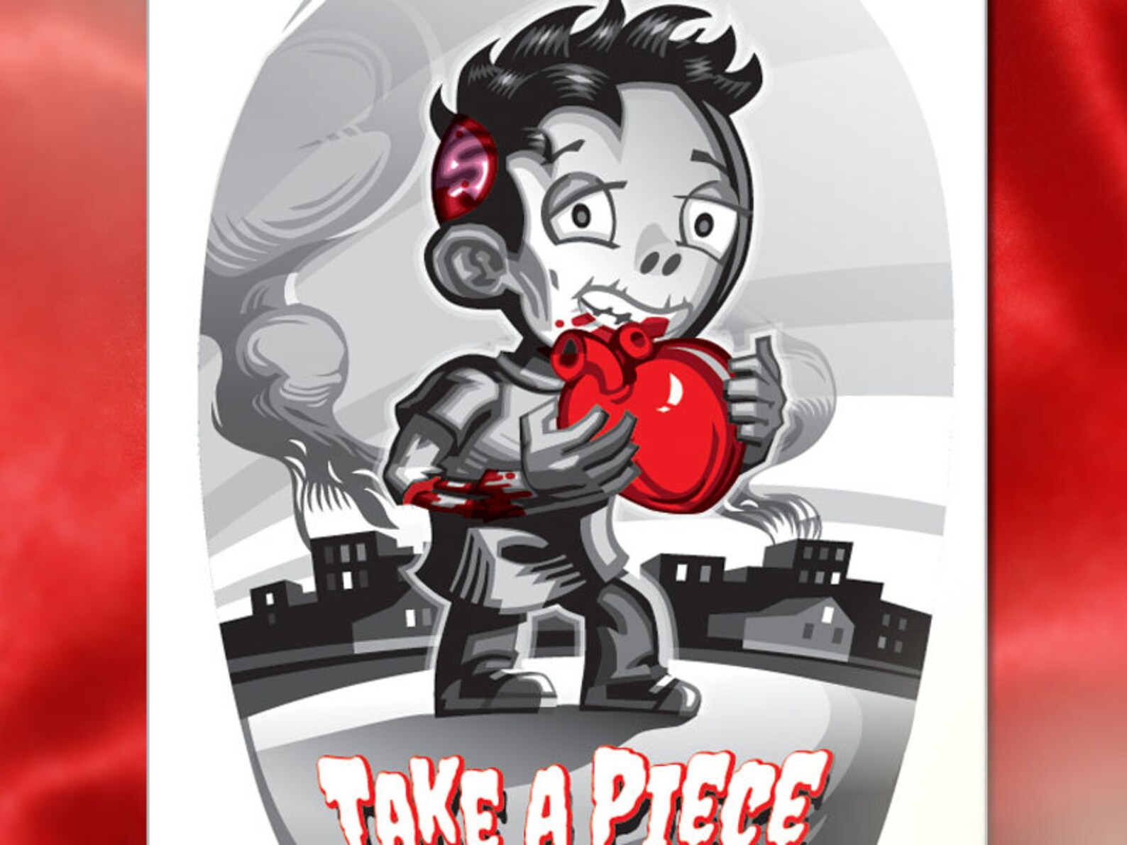 I Heart ZOMBIE VALENTINE'S DAY Cards, Printable Valentine's, Kids ...