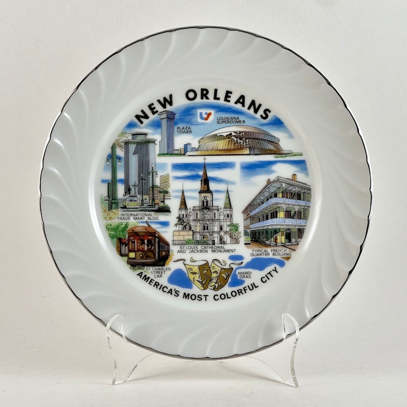 New Orleans Souvenir Plate - Etsy