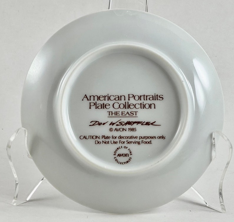 Vintage 1985 Avon American Portraits Plate Collection - Etsy