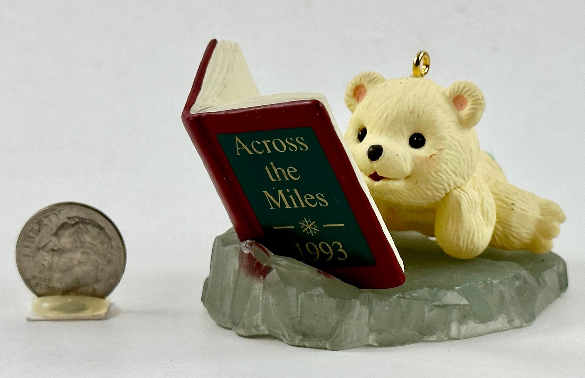 Vintage 1993 Hallmark Cards Inc - Across the Miles Dated Handcrafted ...