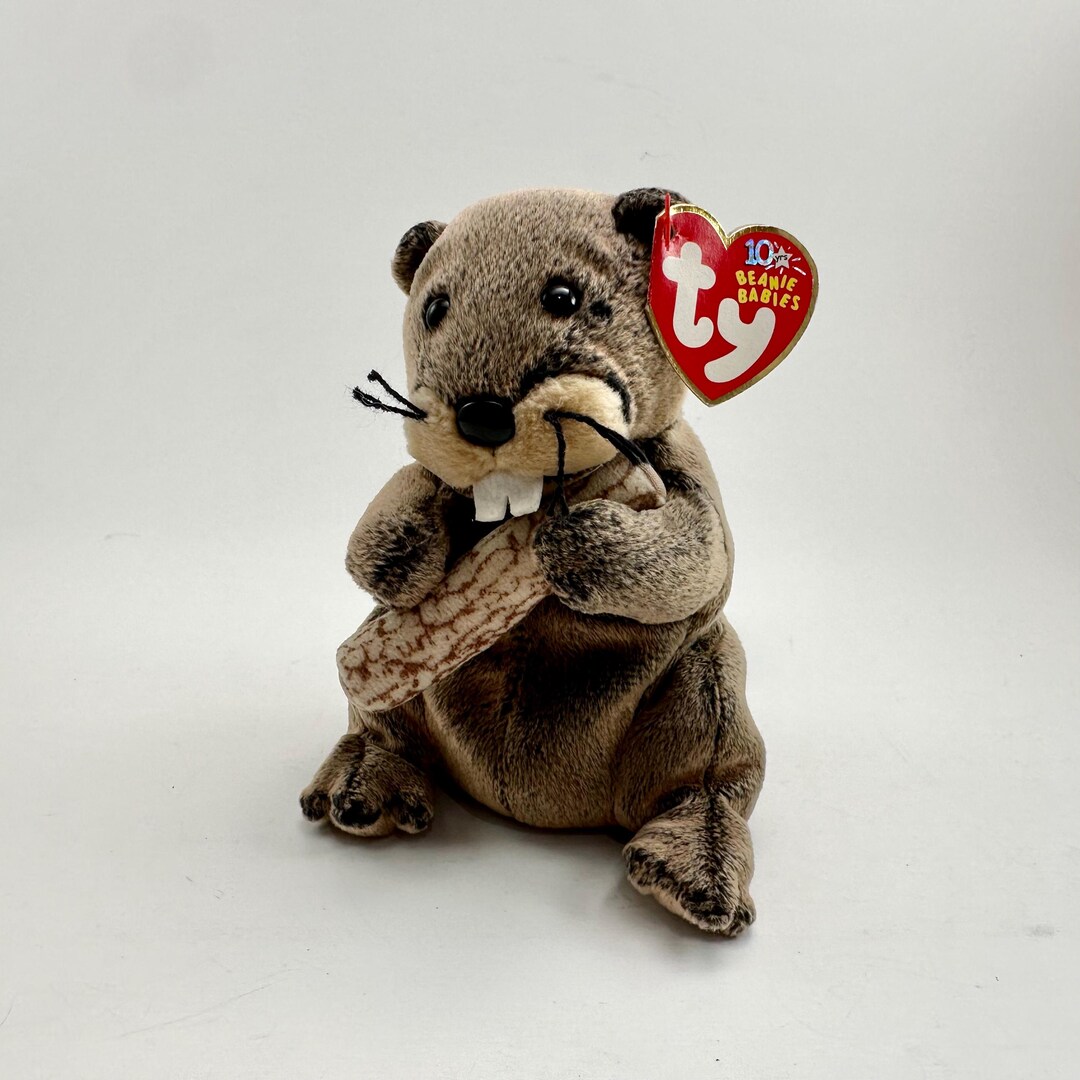 Vintage 2003 TY Beanie Baby - Lumberjack the Beaver - Etsy