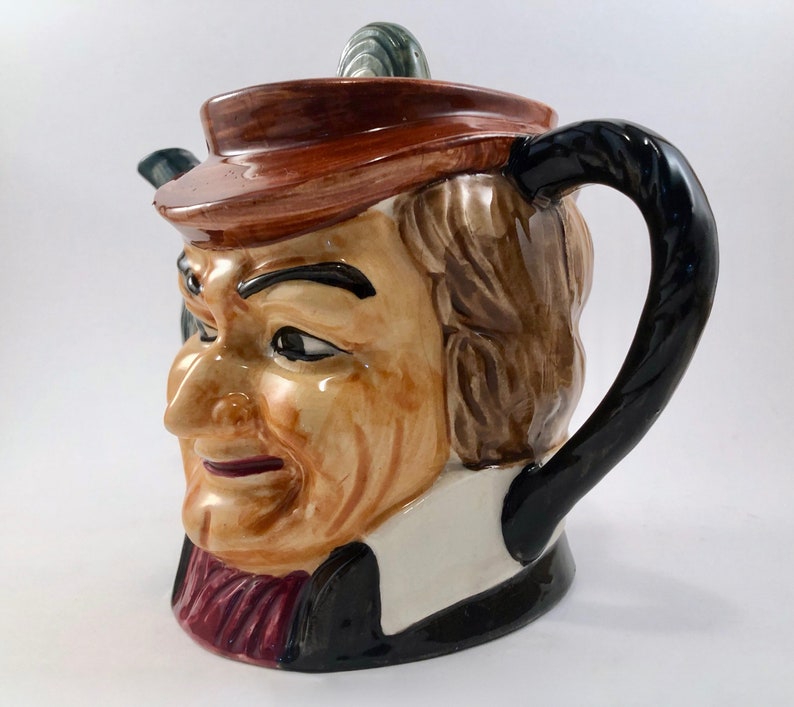 Vintage 1950s Toby Character Teapot W/lid - Etsy