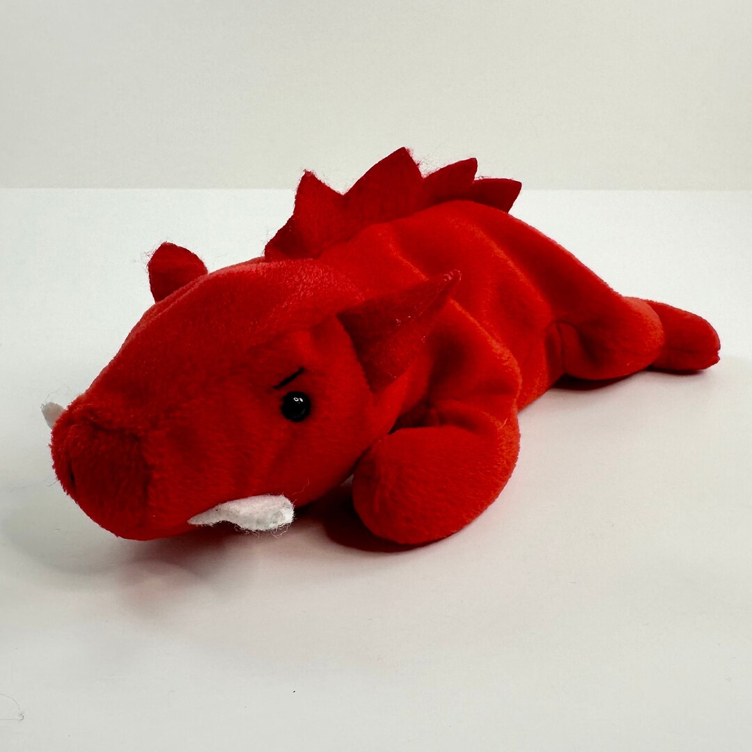 Vintage 1995 TY Beanie Babies Collection - Grunt the Razorback Pig ...