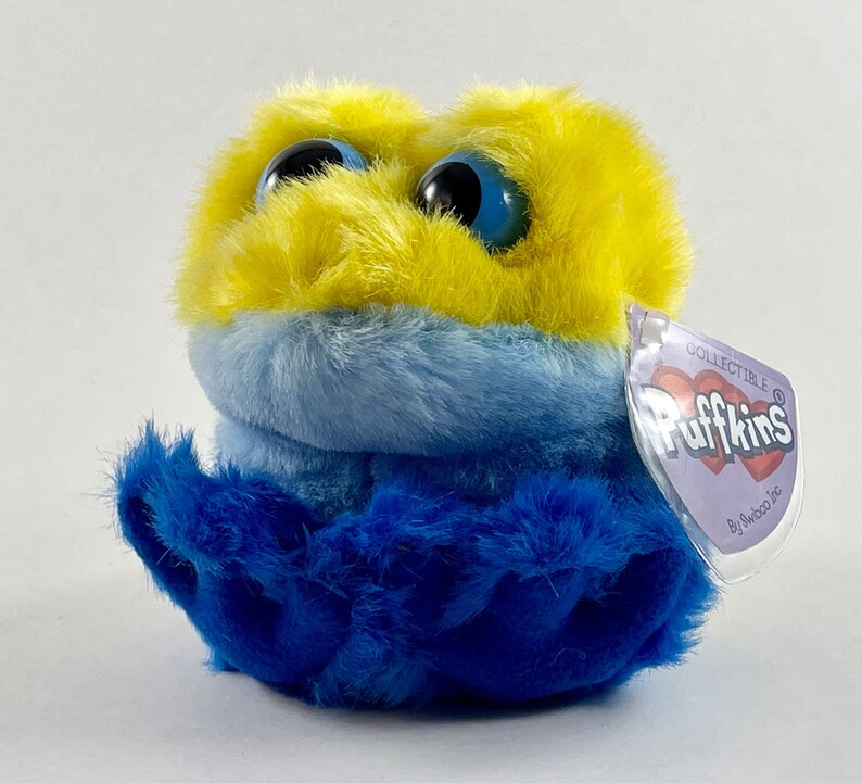 Vintage Copyright 1994 MJC Swibco Puffkins Winky the Frog - Etsy