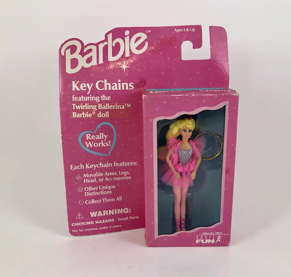 Set of 5 vintage Barbie keychains by Mattel - munimoro.gob.pe