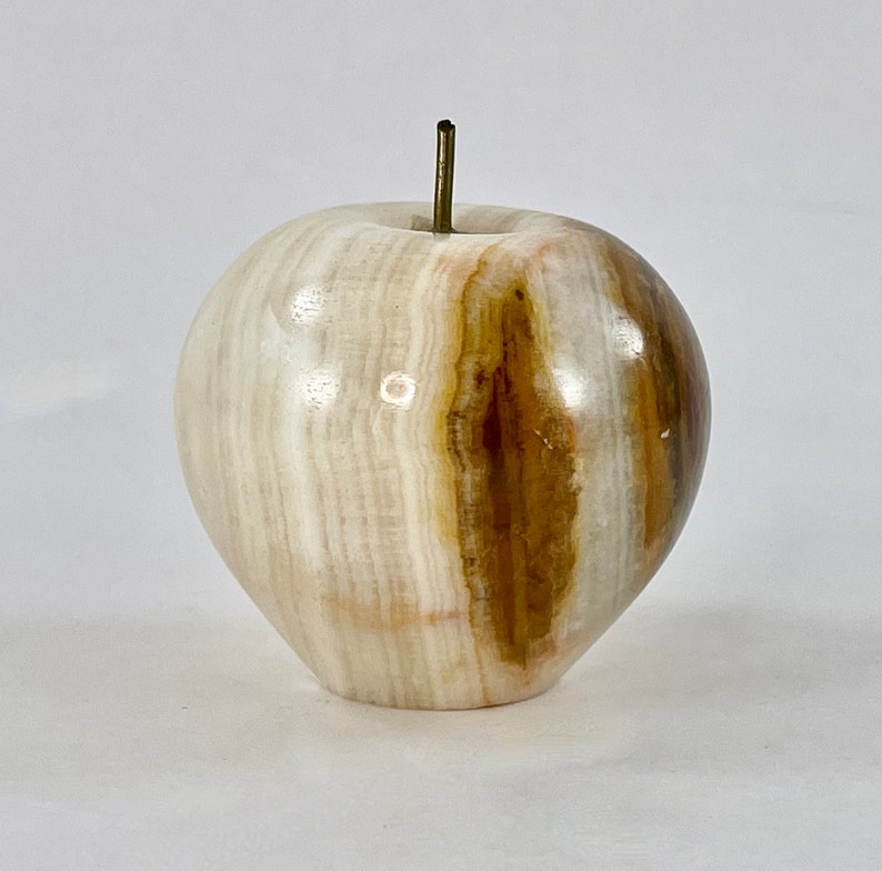 Vintage 1970s Small Marble Apple - Etsy