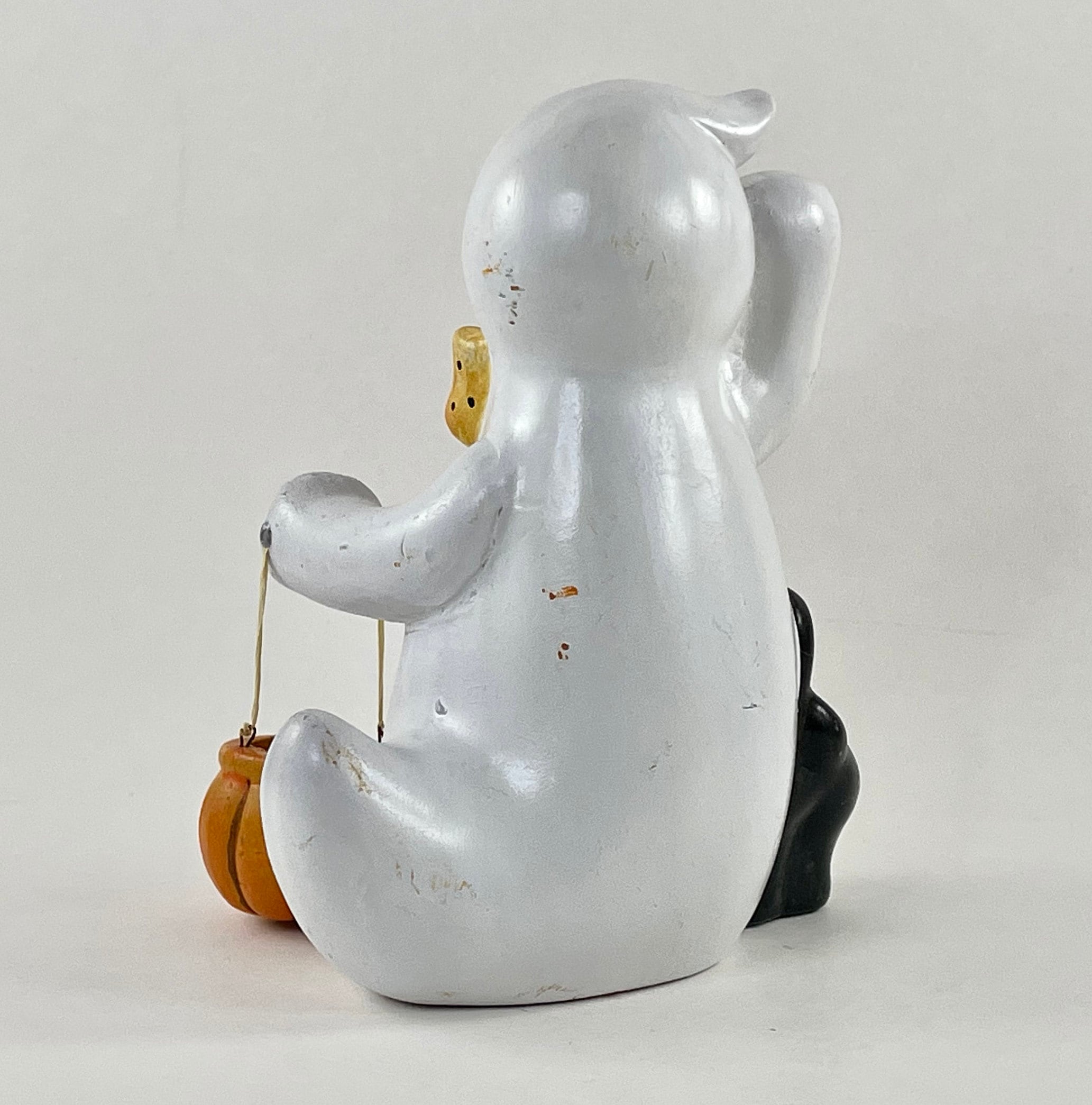 Vintage 1980s Ceramic Trick or Treating Ghost & Black Cat - Etsy