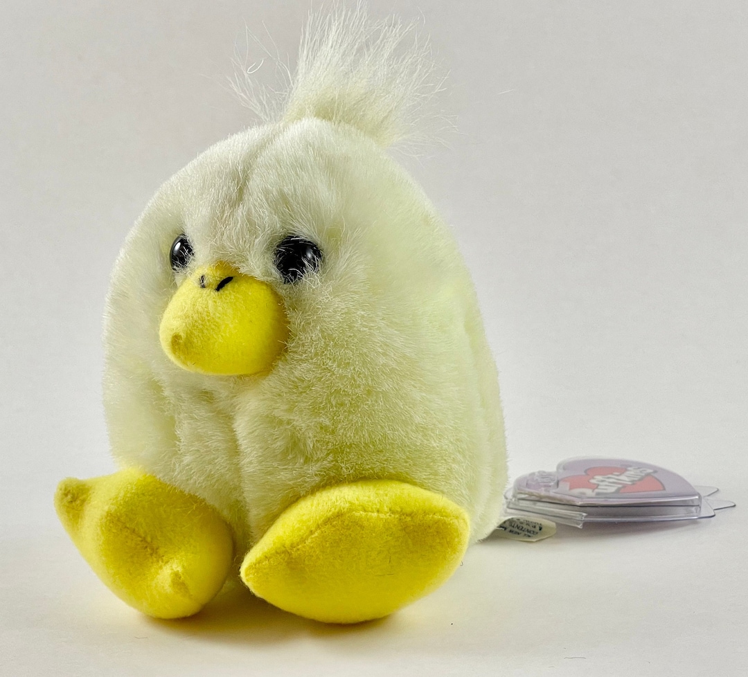 Vintage Copyright 1994 MJC - Swibco Puffkins - Peeps the Chick Plush ...
