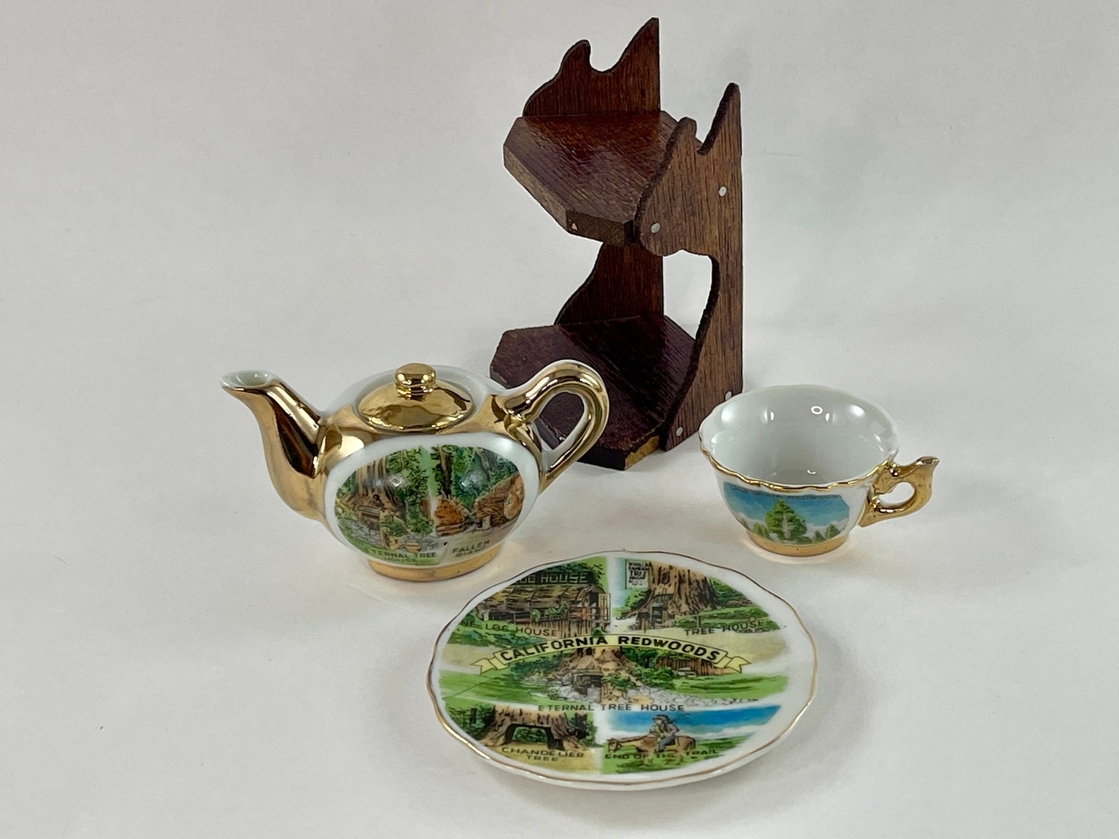 Vintage 1950s Miniature California Redwoods Souvenir Teapot - Etsy