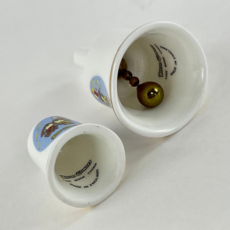 Vintage 1980s Alton Towers Collectible Souvenir Thimble & Bell | Etsy